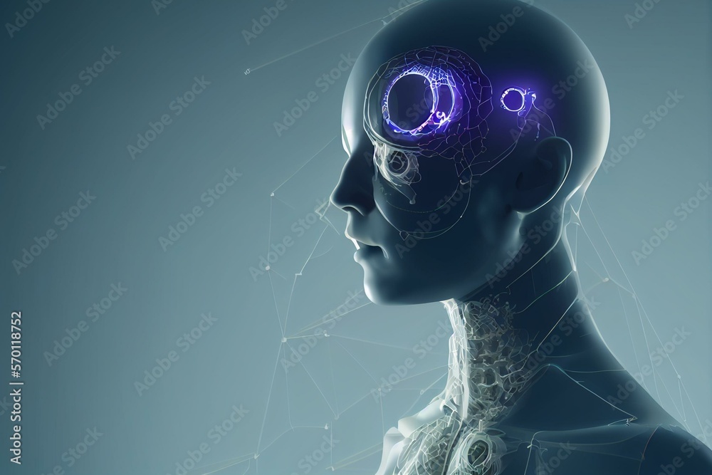 Biohacking illustration, transparent background. Flat tiny self ...