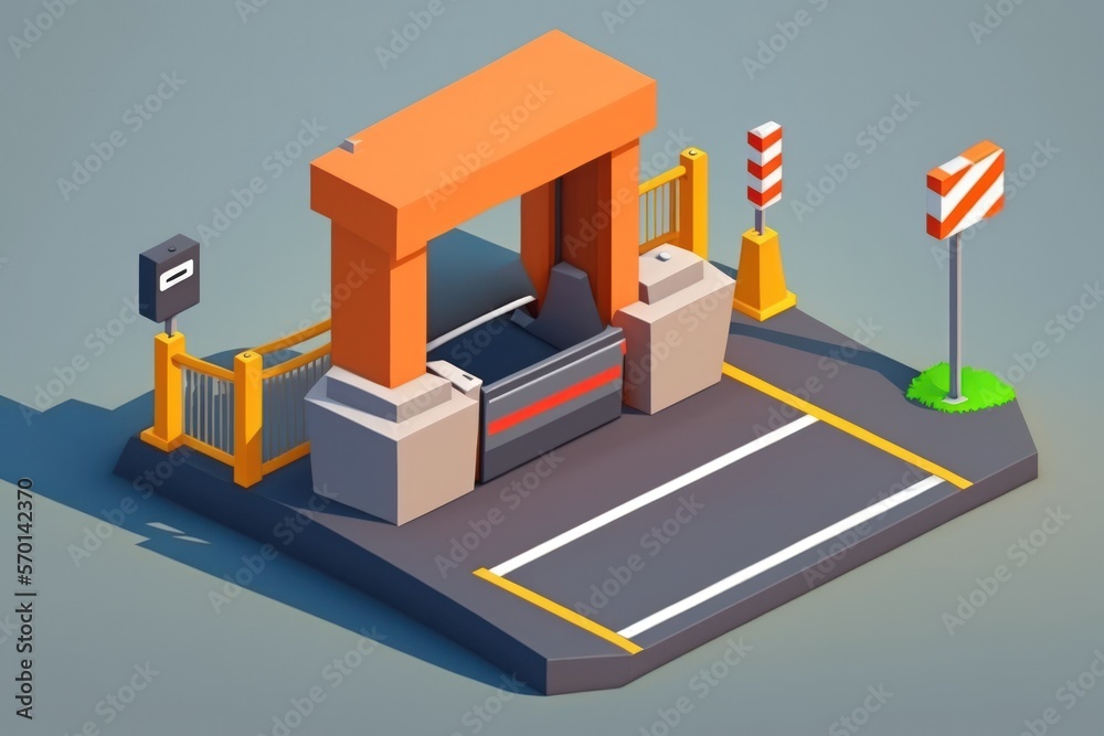 Security system for buildings and vehicles entrance vehicle barrier ...