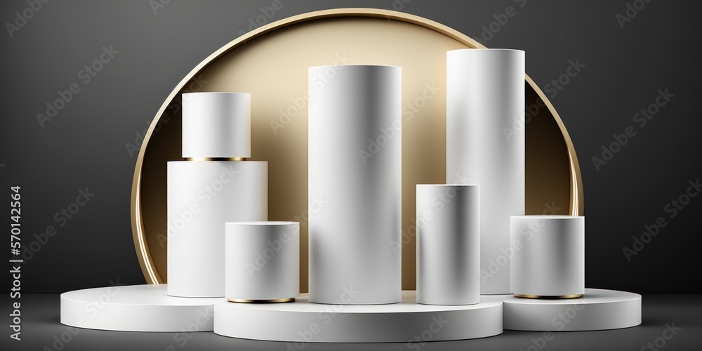 For a luxurious beauty, fashion, and cosmetic product display backdrop ...