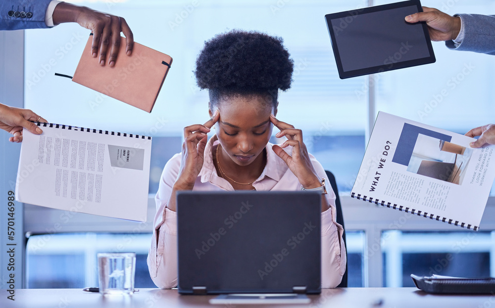 Multitasking Business Woman