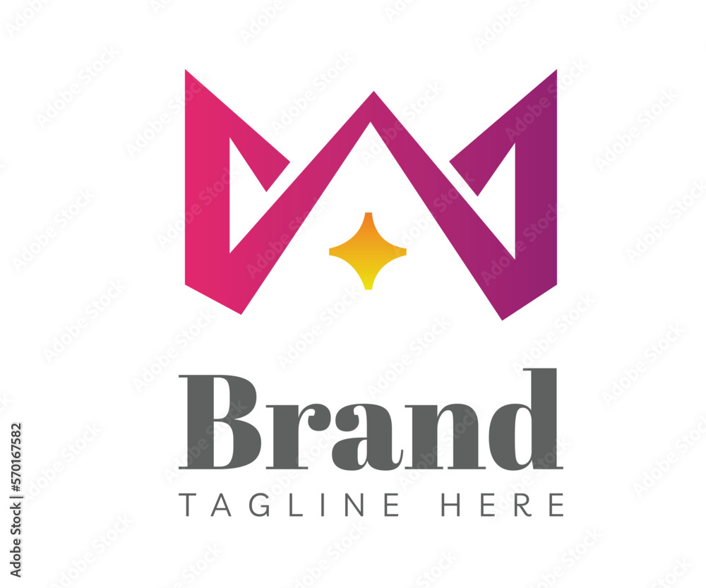 Letter M logo icon design template elements. Initial letter M logo with ...