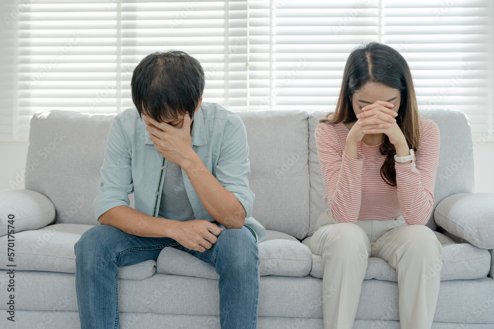 Divorce. Asian couples are desperate and disappointed after marriage ...