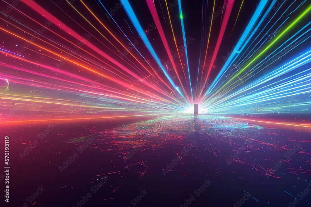 VJ light event particles concert dance game edm music stage party ...