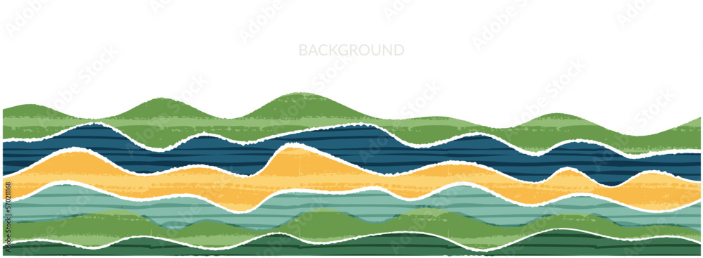 Earth Day green banner background. Abstract agriculture farm field ...