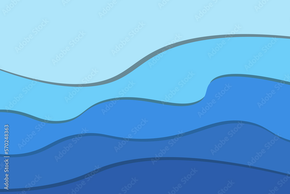 Big horizontal abstract background with water texture. Art water ...