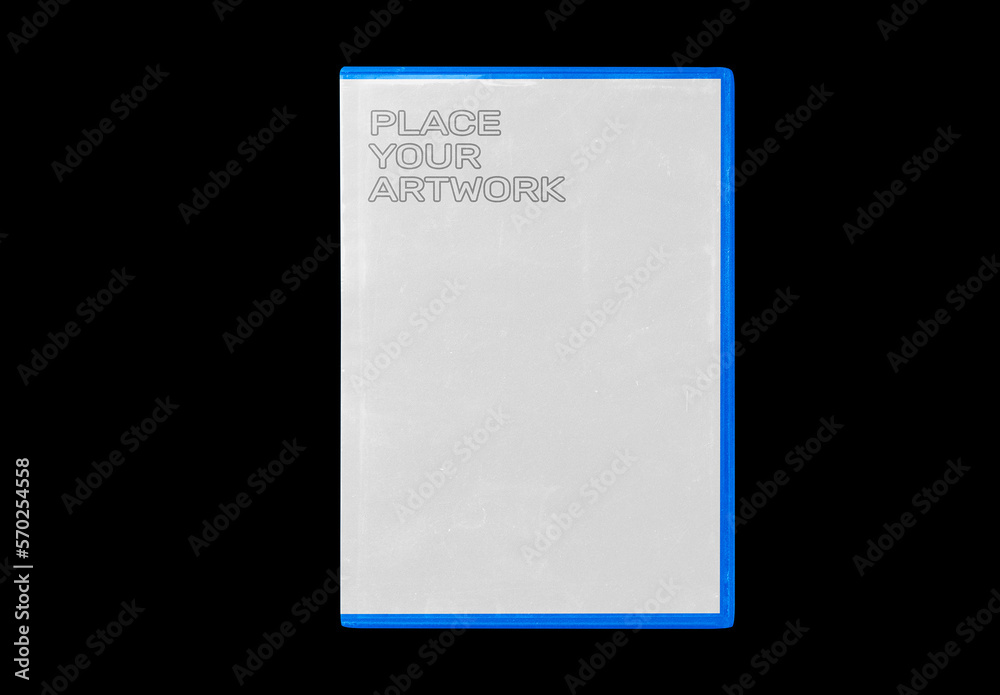Console Game Disc DVD Cover Case Mockup Template Stock Template | Adobe ...