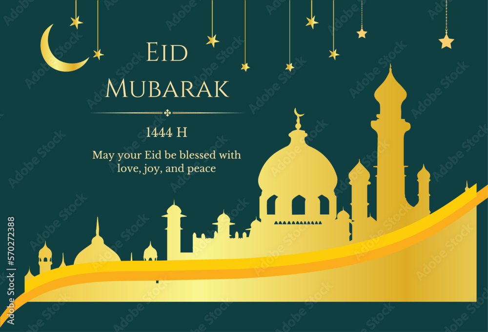 Eid Mubarak Wishes, Eid cards Vector and Illustration | Eid Mubarak ...