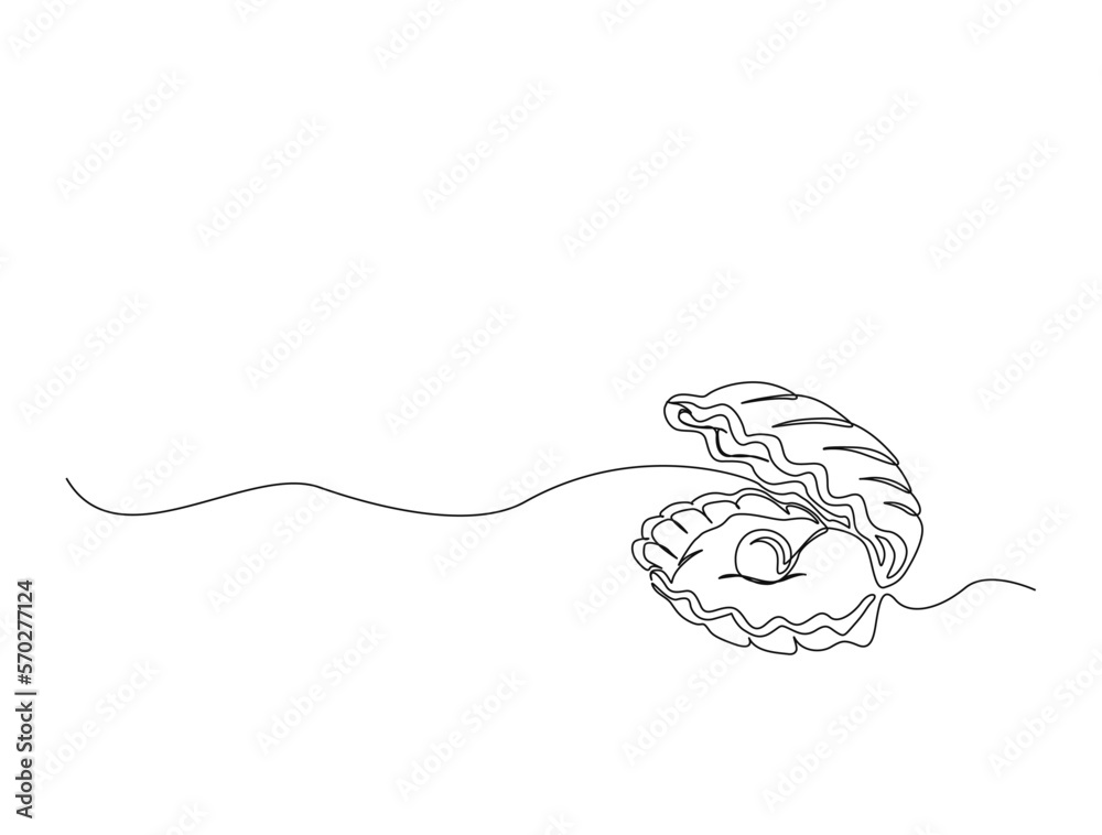Pearl In Shell Drawing