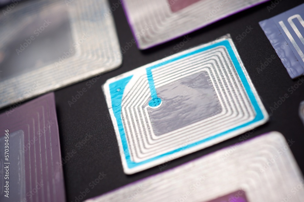 Rfid tags view Stock Photo | Adobe Stock