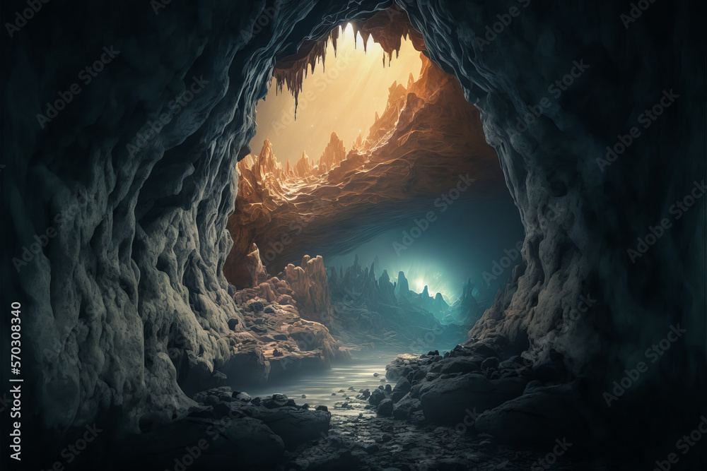 Dark Caves Wallpaper