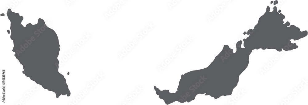 doodle freehand drawing of malaysia map. ilustração do Stock | Adobe Stock