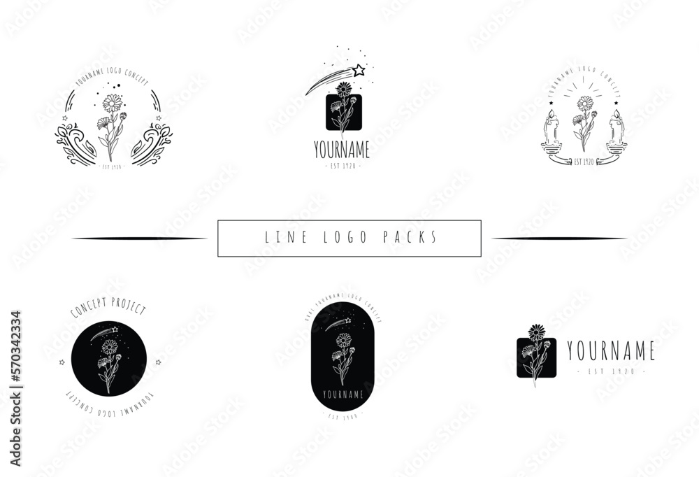 Upgrade Your Brand with Our Vector Simple Black and White Hand-Drawn ...