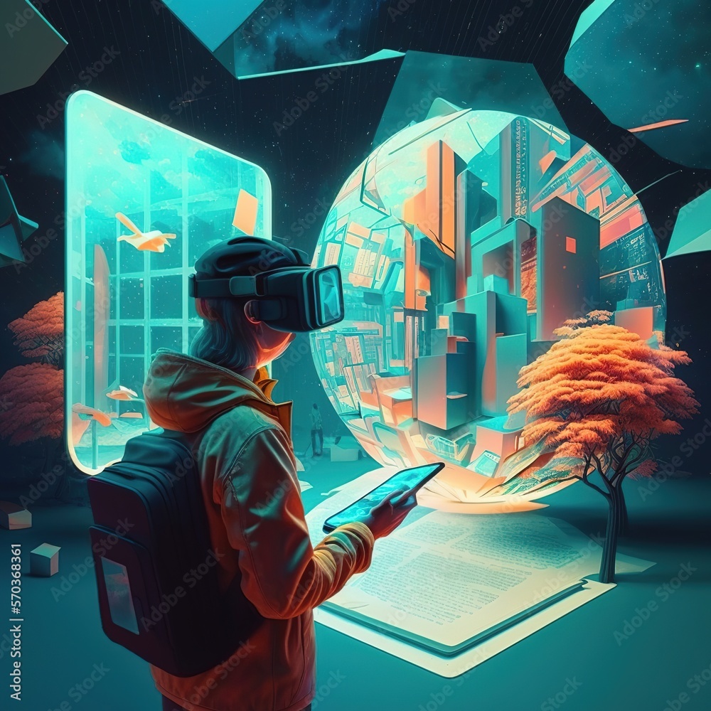Investigate metaverse technology using a computer-generated environment ...