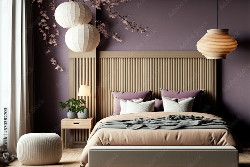 Purple Zen Bedroom