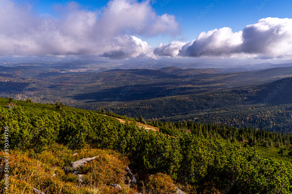 Sudety, Karkonosze, Śnieżka, Czechy, Polska, góry, jeziora, lasy ...