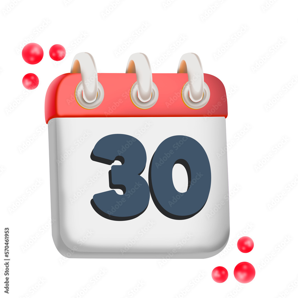 CALENDÁRIO 3D, CALENDÁRIO COM DIA, DIAS DO MÊS, PNG, 3D, CALENDÁRIO PNG ...