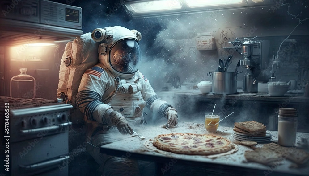Cooking Astronaut