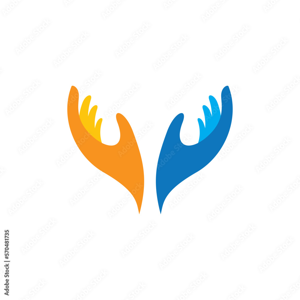 Hand logo images Stock Vector | Adobe Stock