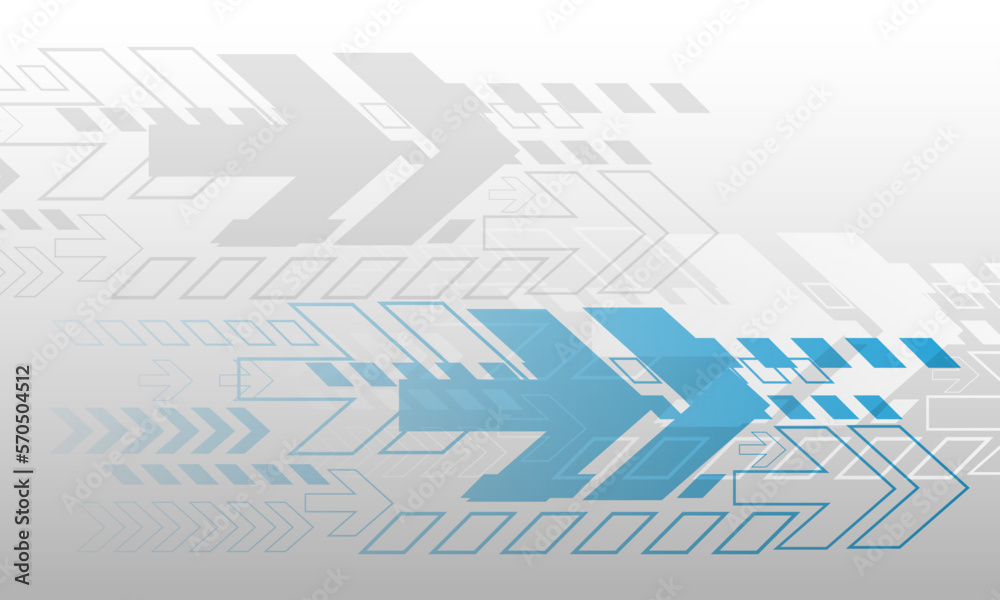 Abstract blue grey arrows direction dynamic speed design modern ...