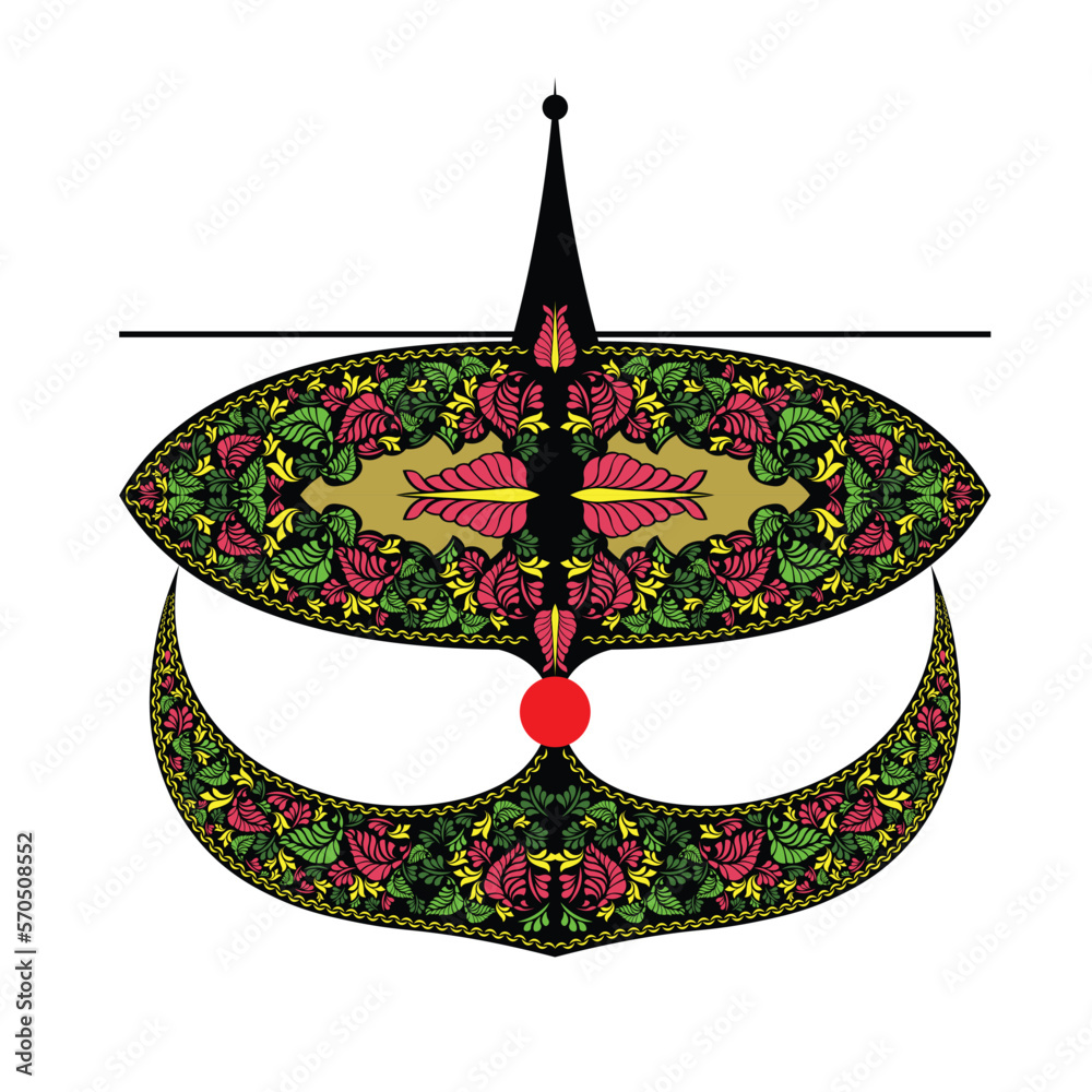 Vector of wau bulan for graphic design Stock Vector | Adobe Stock