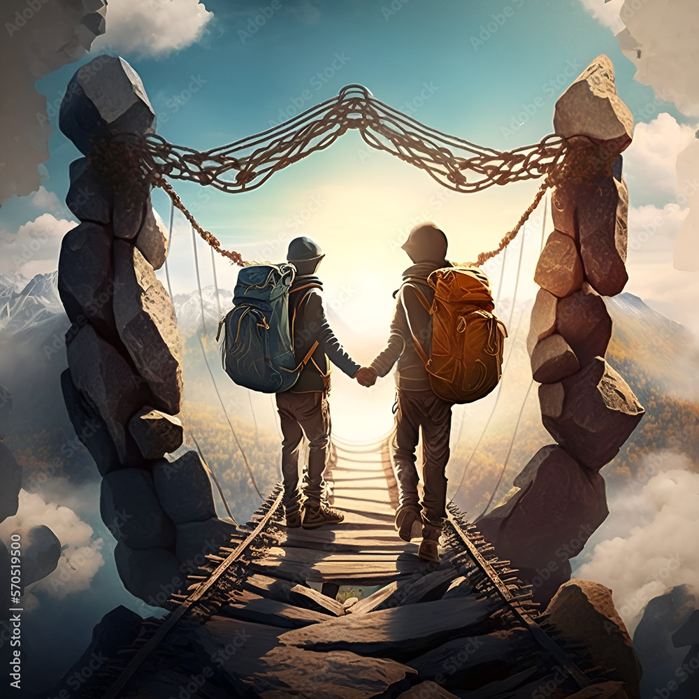 Show how the friends work together to overcome these obstacles and ...