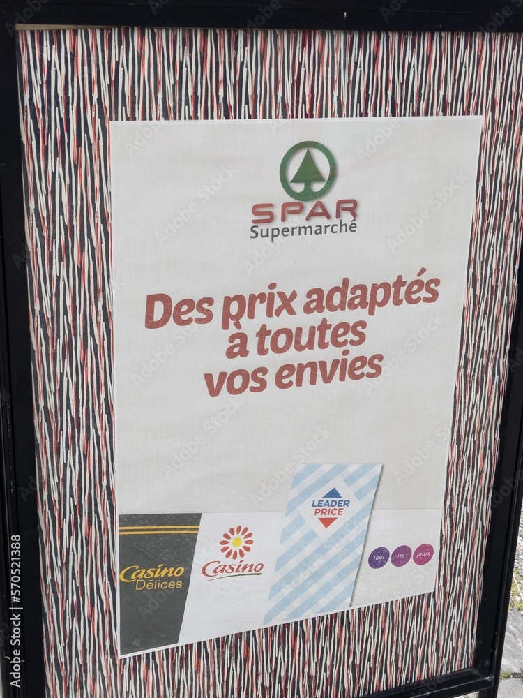 spar delices leader price promotional poster of the various supermarket ...