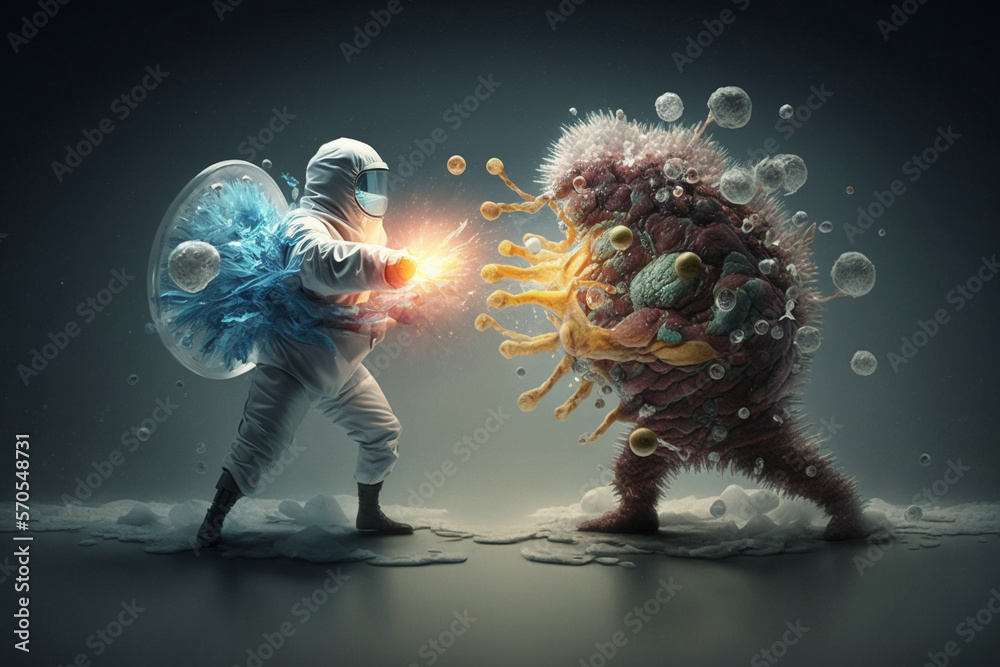 fictional doctor, The Microbial Wars: A Battle Against Bacteria with ...
