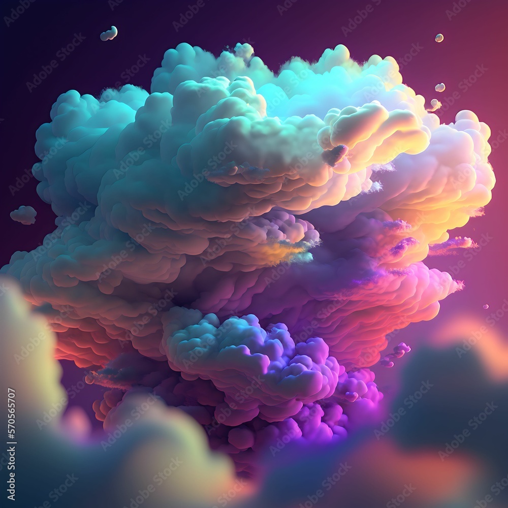 Cloud Kingdom: An Ethereal and Majestic Background with Soft and Fluffy ...