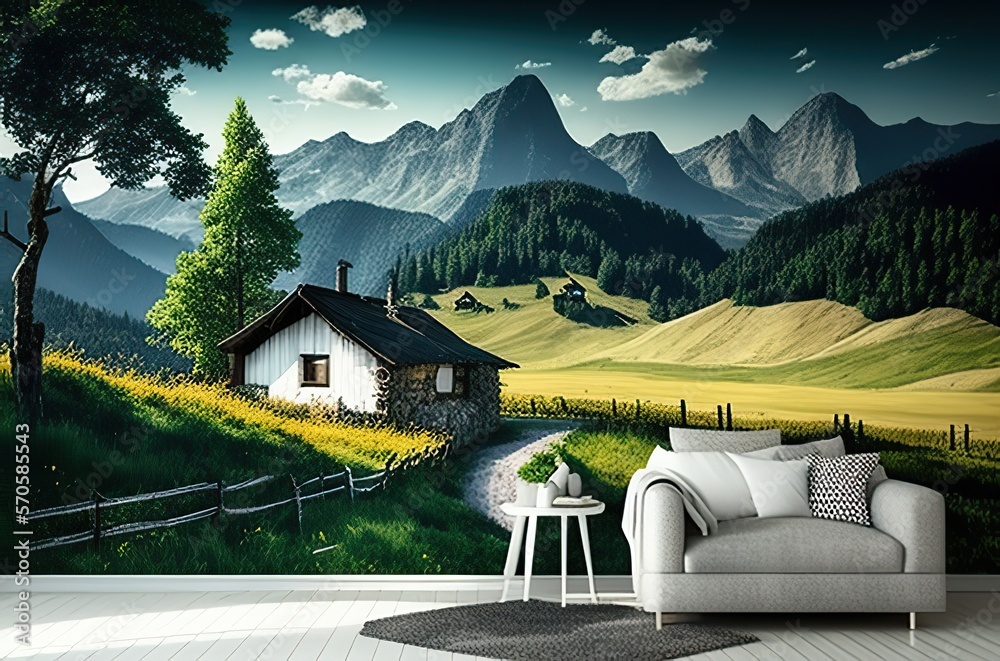 Beautiful Nature Scenery Travel Lovely Countryside Place View of meadow ...