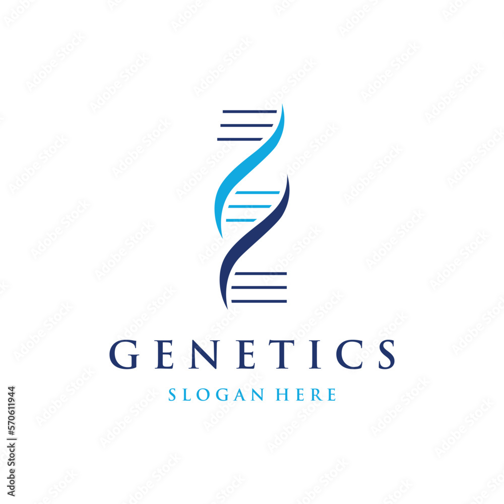 Logo design template DNA elements. Bio tech, DNA people, bio DNA, DNA ...