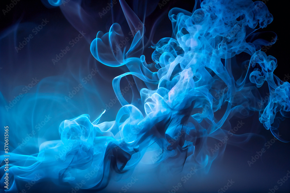 Neon dji smoke background. Abstract Liquid effect. Dripping wave ...