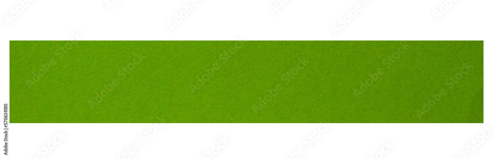 Green paper piece on transparent background. Png paper. Stock ...