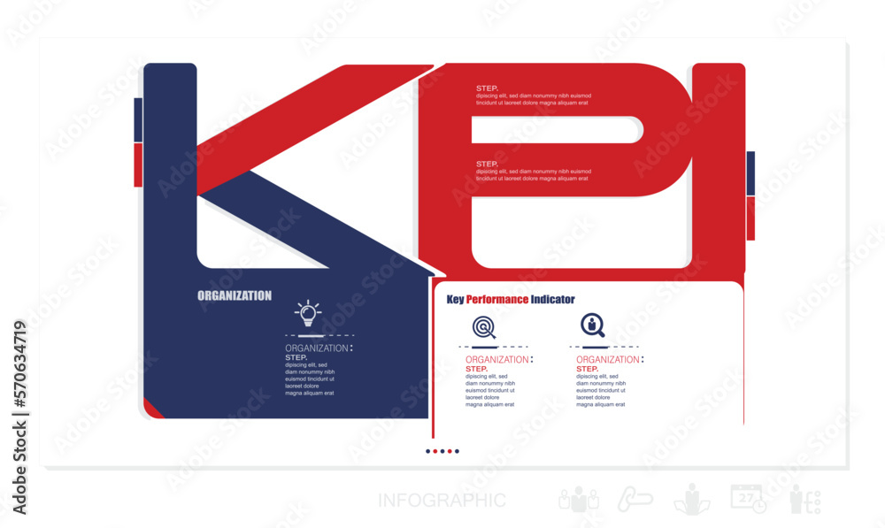 KPI illustration Infographic, Flow Chart, Organization, Performance ...