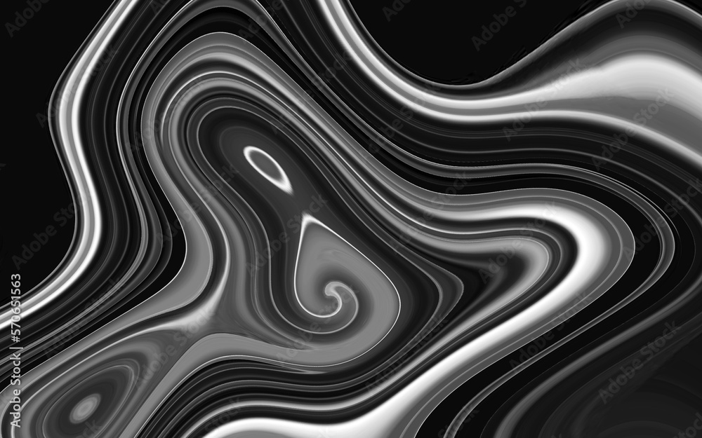 Abstract grey premium monochrome fluid free distorted dynamic flowing ...