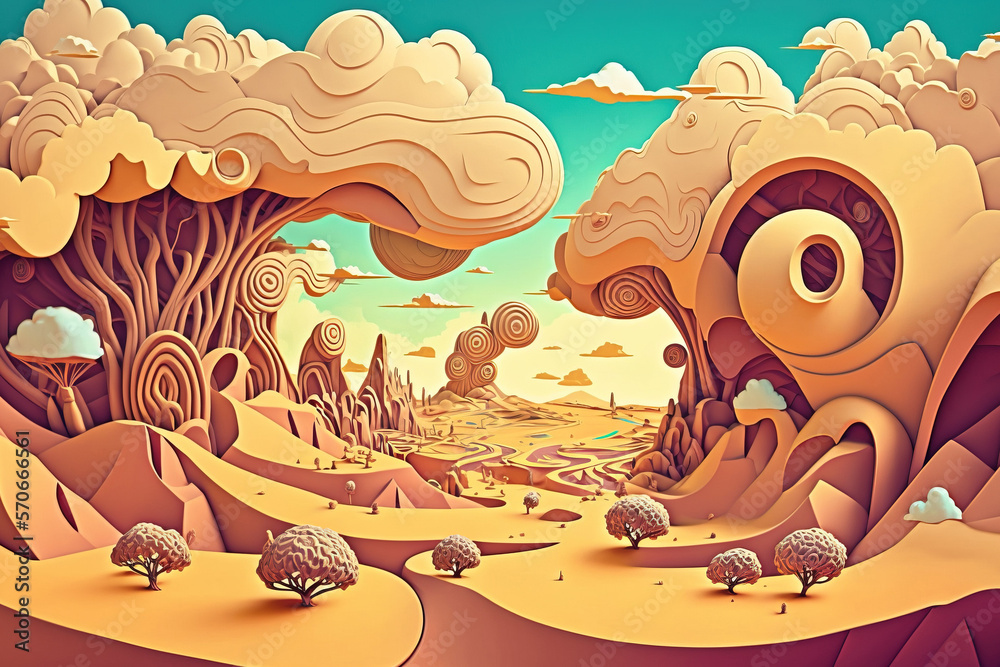 Fantasy Landscape Sketch