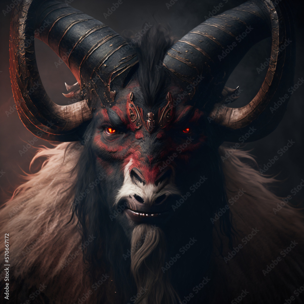 Evil Goat Face