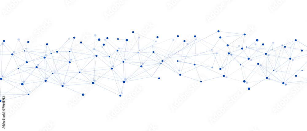 Navy blue network. Abstract connection on white background. Network ...