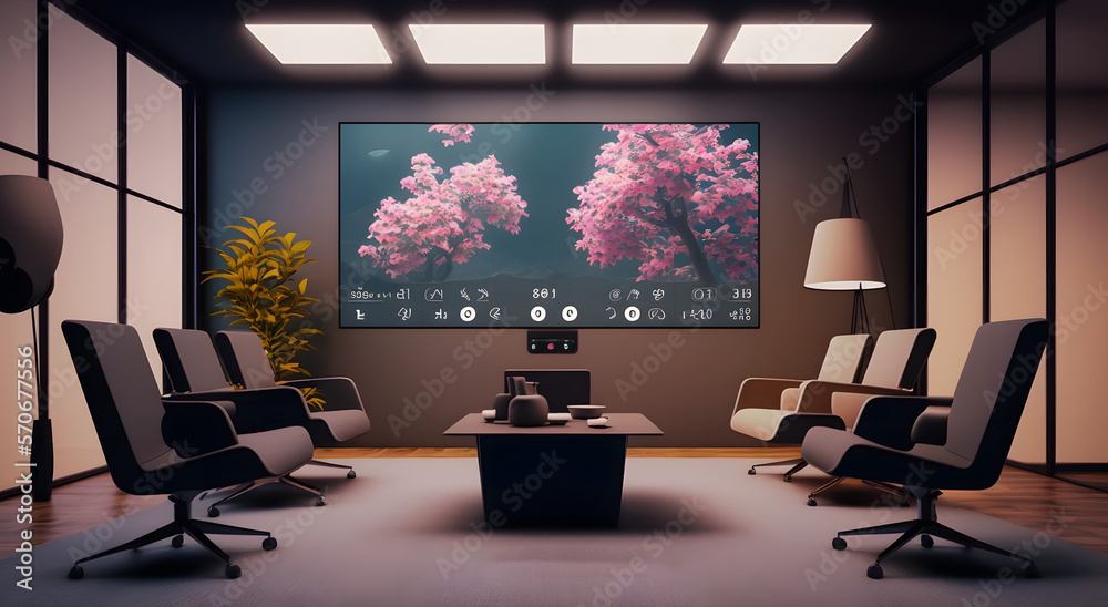 Photorealistic minimalist interior background that is appropriate for ...