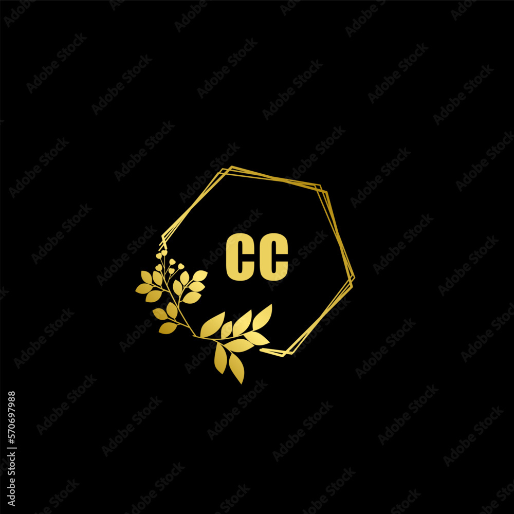 CC Luxury Letter Initial with Crown logo Vector, Great Luxury Logo ...