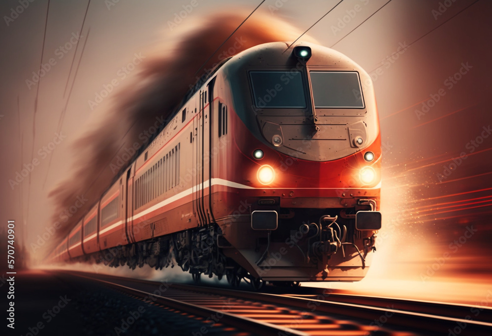 High-Speed Railway Journey: 8K AI-Generated Render of a Modern ... High-Speed Railway Journey: 8K AI-Generated Render of a Modern ...