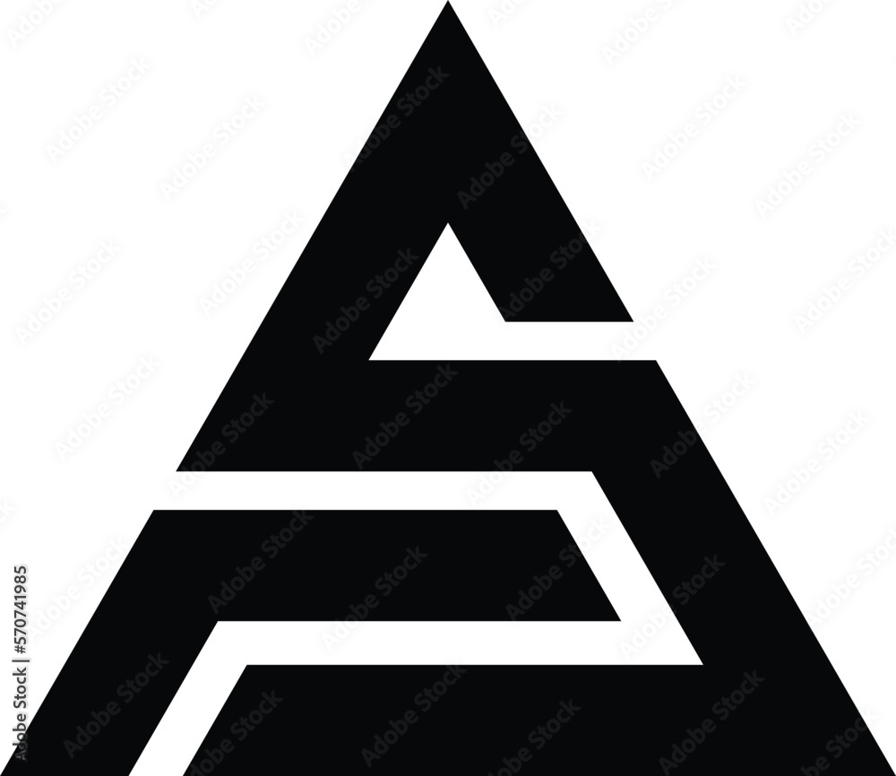 FS logo design Stock Vector | Adobe Stock