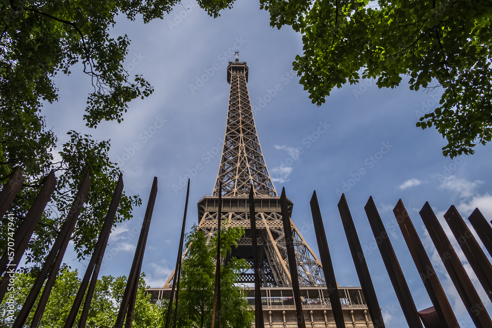 Eiffel Tower is tallest structure in Paris and most visited monument in ...