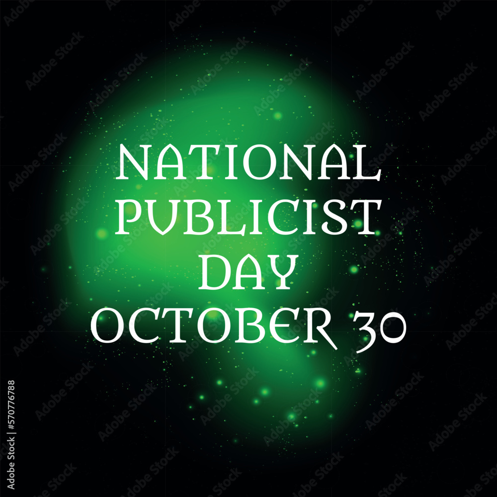 National Publicist Day. Geometric design suitable for greeting card ...