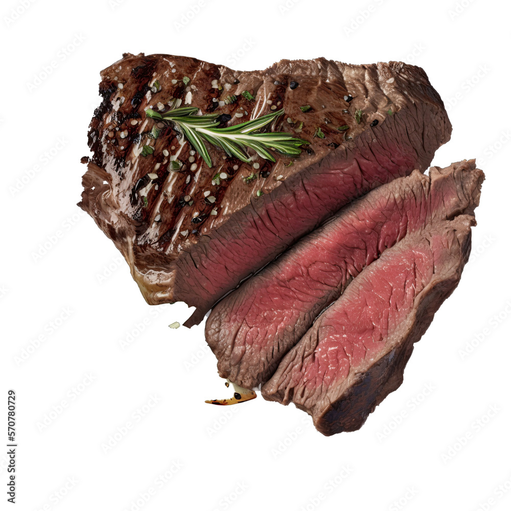 Steak Design Elements Isolated on Transparent Background: A Graphic ...