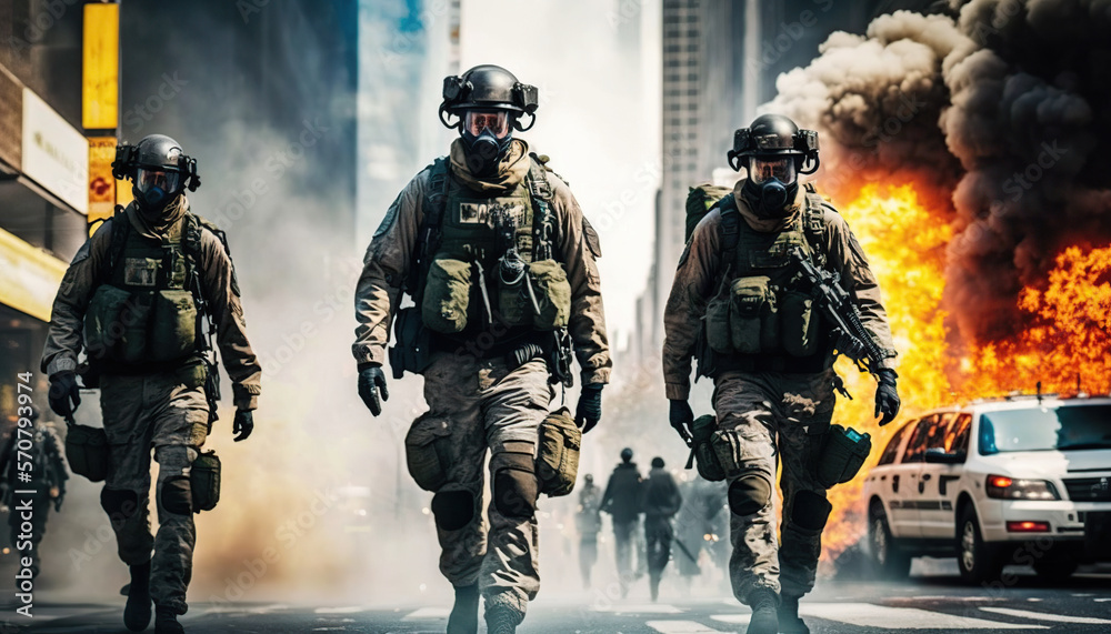 Special ops soldiers fight for survival in chaotic urban warfare in New ...