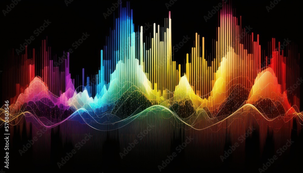 Colorful Wave Wallpaper 15 Stock Illustration | Adobe Stock