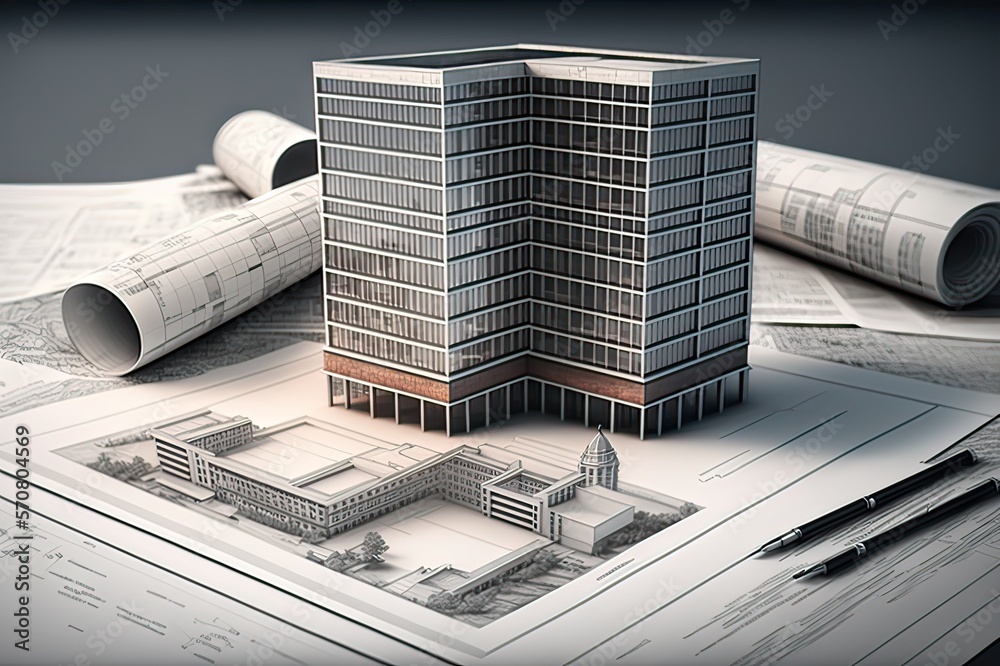 Creating an Office Building from Blueprints to 3D Model: An ...