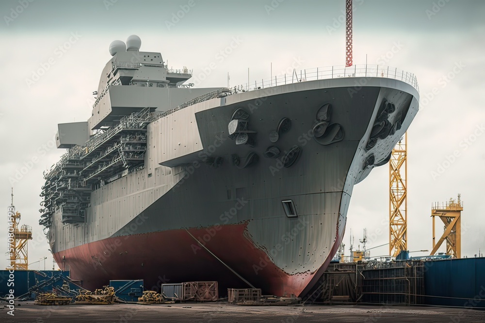 Naval Shipbuilding: Vessel Nears Completion After Months of Hard Work ...