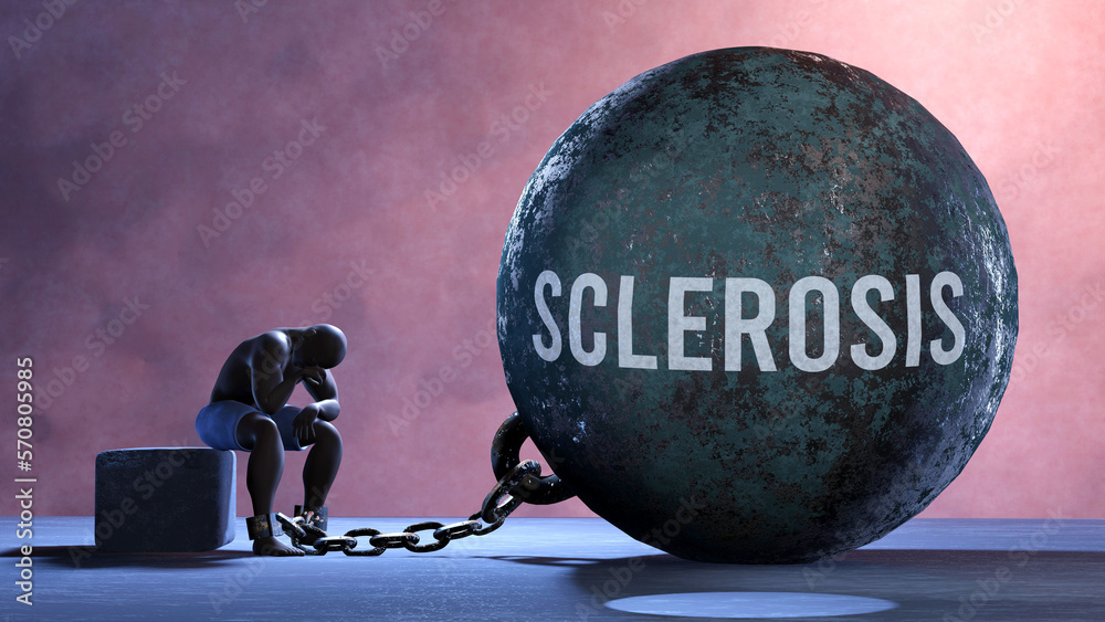 Sclerosis - a gigantic and unmovable weight chained to a vulnerable and ...