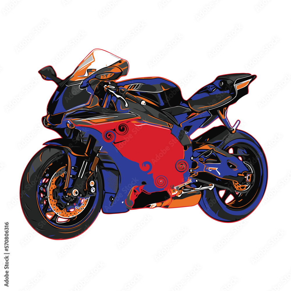 Yamaha Sticker Design For Motorcycle